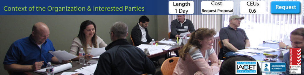ISO 9001Group | Context of the Organization & Interested Parties ...