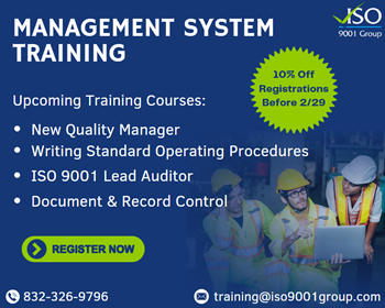 ISO 9001Group | API Spec Q2 QMS Documentation Package Templates